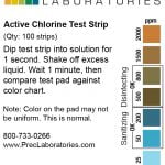 Active Chlorine Test Strip 2000ppm Products in UAE